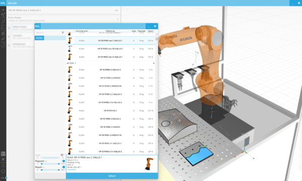 KUKA robot programming & simulation | HAL Robotics