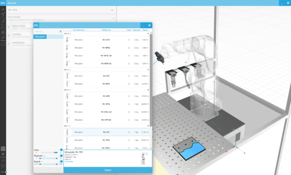 MITSUBISHI robot programming & simulation | HAL Robotics