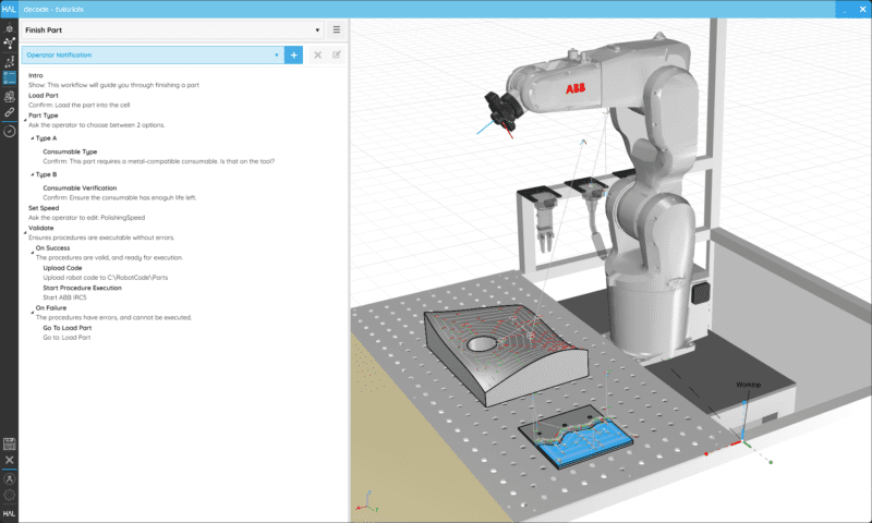 Collaborative Robot Programming Simulation And Control Software Hal Robotics